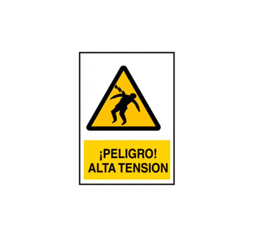 Señal alta tensión online. Recíbela en 24/48 horas | Placmax