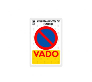 Señal vado online. Recíbela en 24/48 horas | Placmax